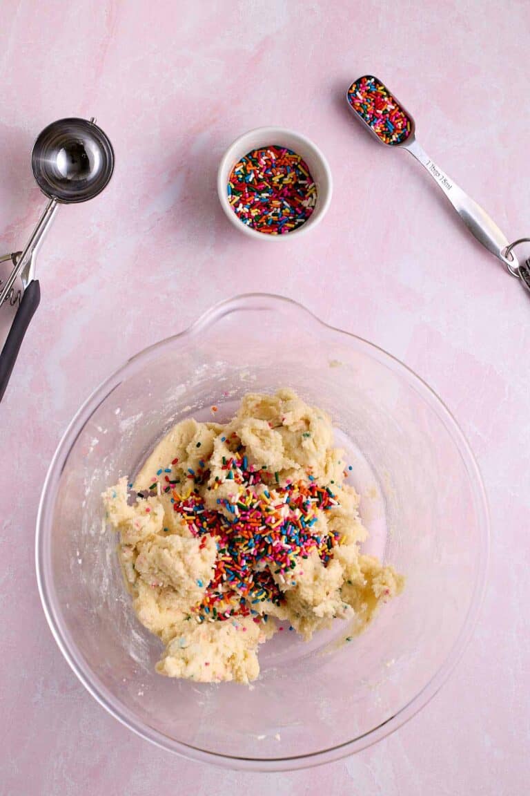 Easy Funfetti Cake Mix Cookies with Cream Cheese - The Tasty Tip
